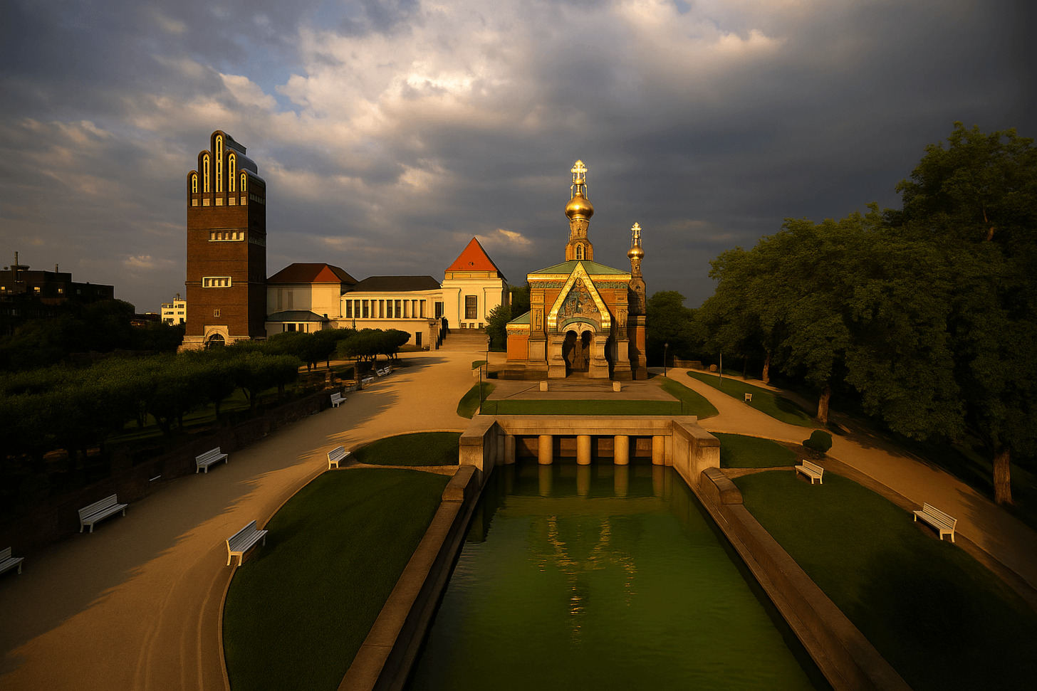 Mathildenhöhe Darmstadt: UNESCO-Welterbe, Jugendstil & Highlights ...