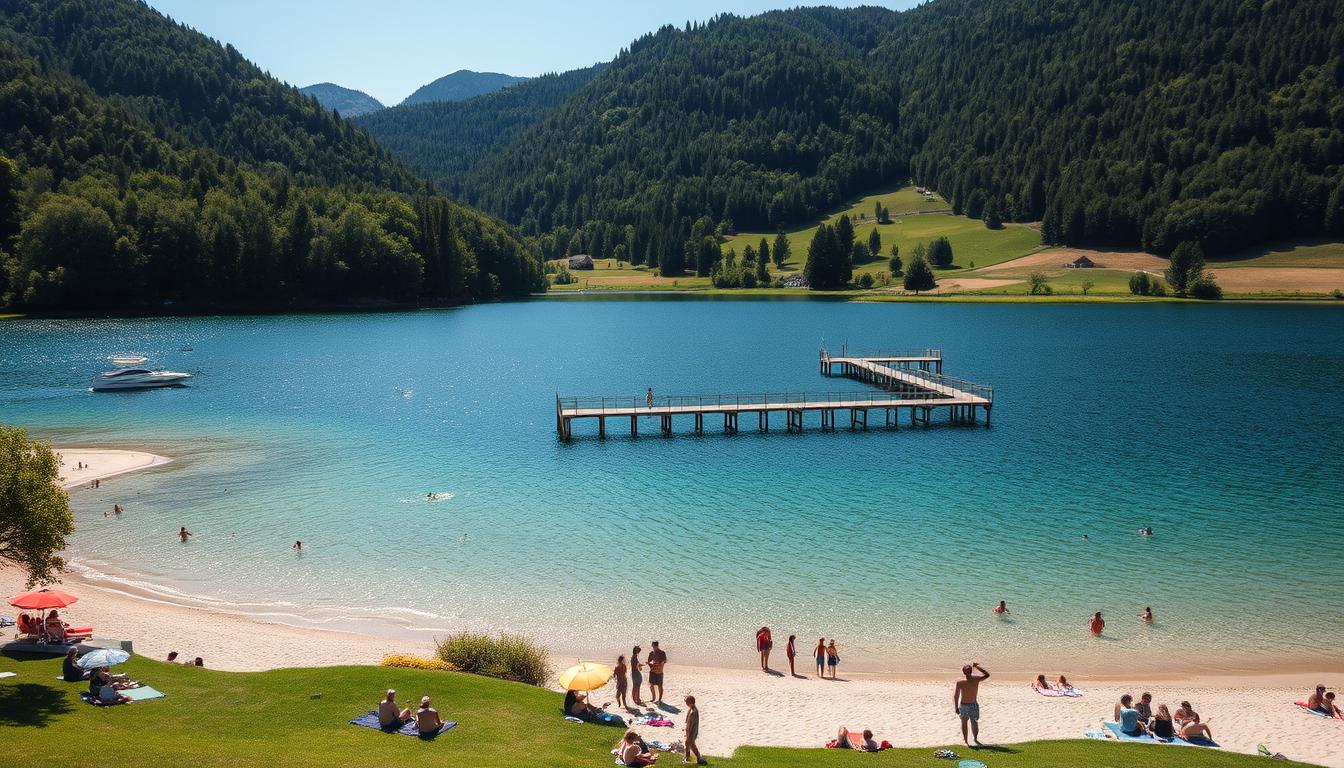 Stilvolle See Zum Baden In Der Nahe Bilder